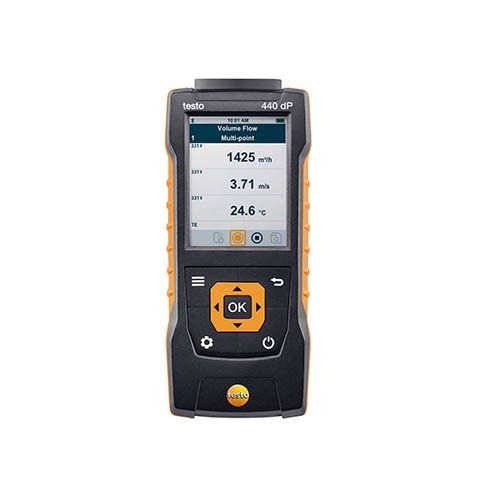 Testo 440 dP Air Velocity and IAQ Measuring Instrument with Integra...