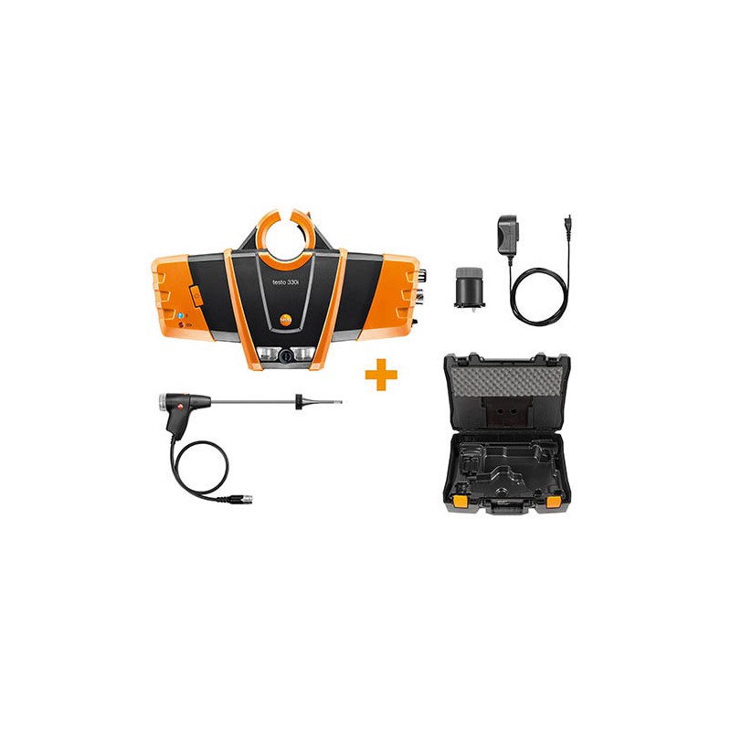 Testo 330i-LX-KIT Bluetooth Combustion Analyzer Kit #1 with Flue Ga...