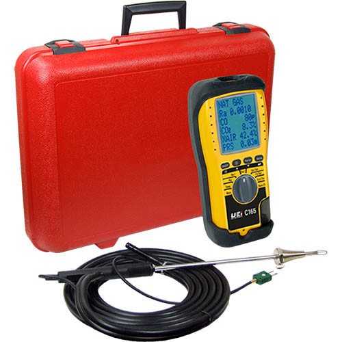 UEi C165 Residential/Commercial Combustion Analyzer with 6-Line Dis...