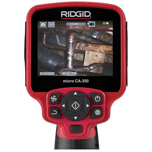 RIDGID micro CA-350 Handheld Inspection Camera with 17mm Imager, 3 ...