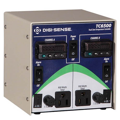 Digi-Sense WD-36225 Type J Benchtop Dual-Zone Temperature Controlle...
