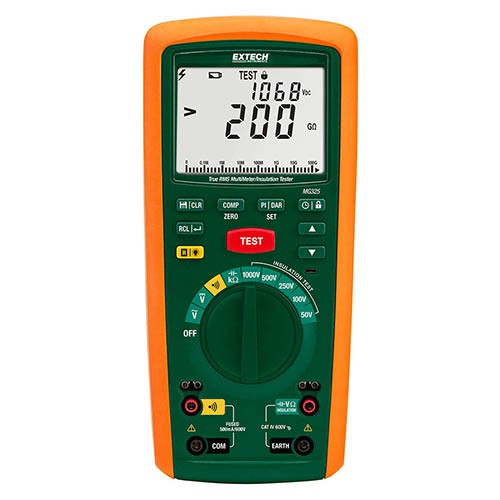 Extech MG325 True-RMS Insulation Tester Multimeter w/1000V Max Volt...