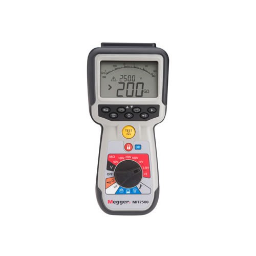 Megger MIT2500 2.5 kV High Voltage Hand-Held Insulation and Continu...