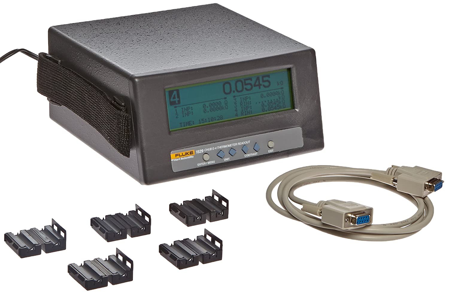 Fluke Calibration 1529 Chub-E4 Thermometer Readout with 2 PRT/Therm...