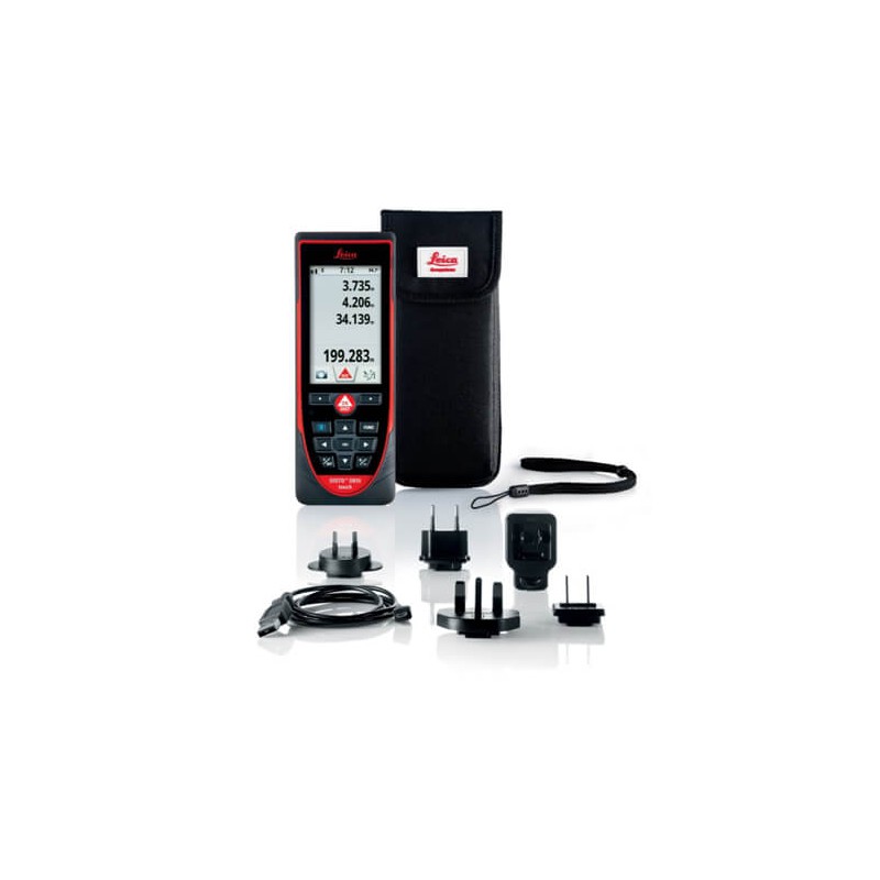 Leica DISTO D810 Touch 200m laser distance meter with a touch scree...