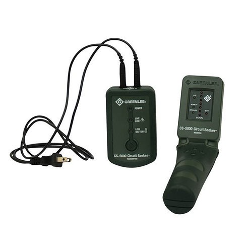 Greenlee CS-5000 Circuit Seeker Kit with Transmitter and Receiver,
