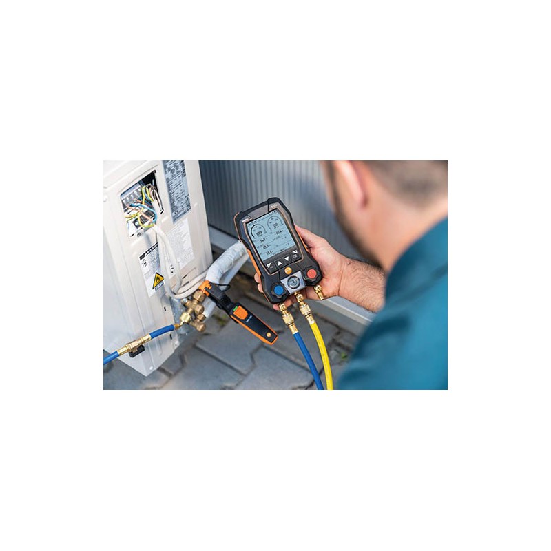 Testo 550s-SMART-VACUUM-KIT 2-Valve Digital Manifold Kit with Wirel...