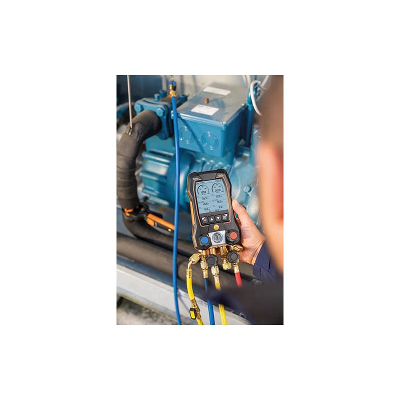 Testo 557s-SMART-VACUUM-KIT 4-Valve Digital Manifold Kit with Wirel...