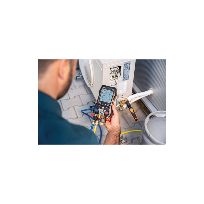 Testo 557s-SMART-VACUUM-KIT 4-Valve Digital Manifold Kit with Wirel...