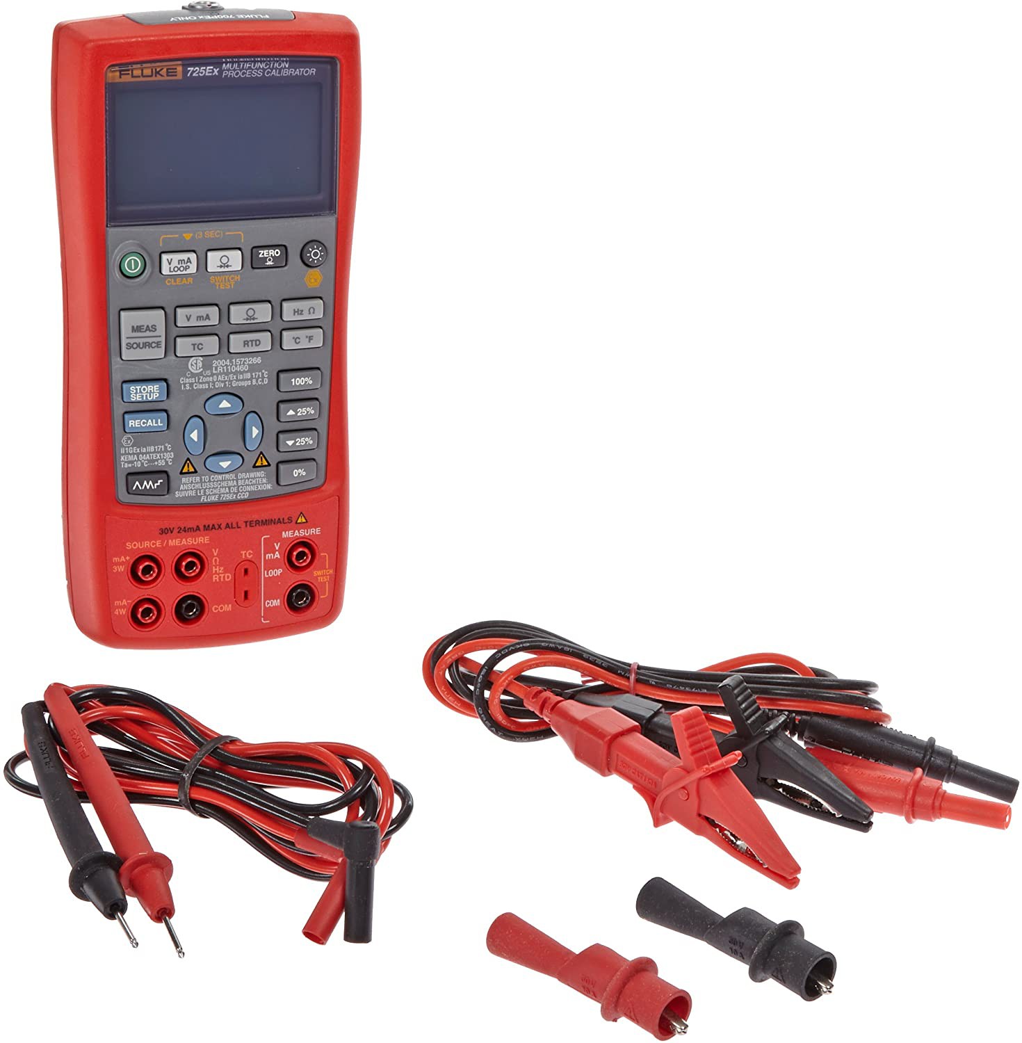 Fluke 725EX Intrinsically Safe Multifunction Process Calibrator at ...