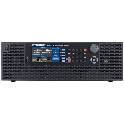 BK Precision 9833 Programmable AC Power Source, 300V/30A, 3000 VA,
