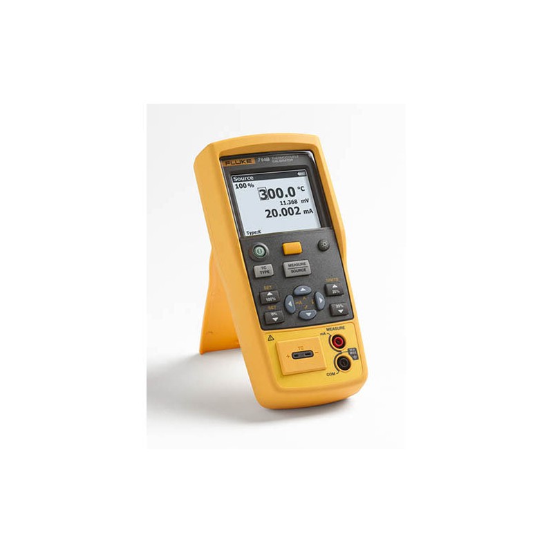 Fluke 714B Temperature Calibrator, 17 Thermocouple Types/Millivolts...