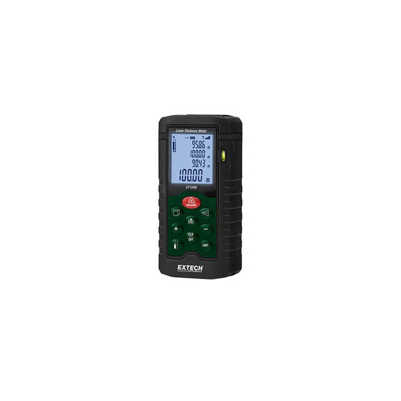 Extech DT100M Laser Distance Meter for Measurements up to 330 ft.