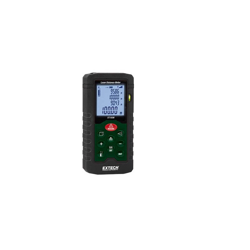 Extech DT100M Laser Distance Meter for Measurements up to 330 ft.