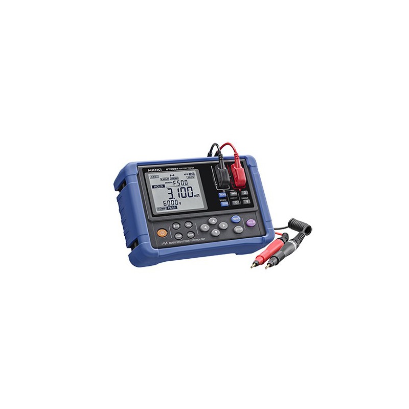 Hioki BT3554 Portable Battery Tester with L2020 Pin Type Lead and B...