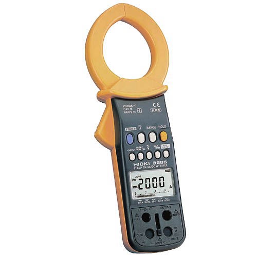 Hioki 3285 True-RMS AC/DC Clamp Meter, 600V/2000A with Frequency an...