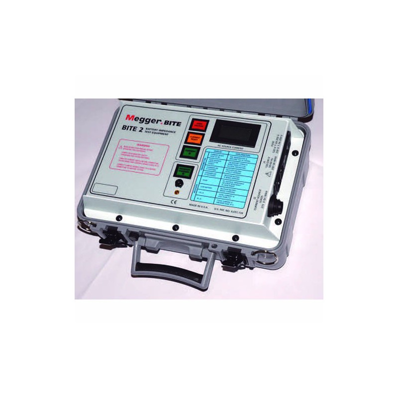 Megger BITE2 Battery Impedance Tester, 7000 Ah, 110/230 VAC, 50/60 ...
